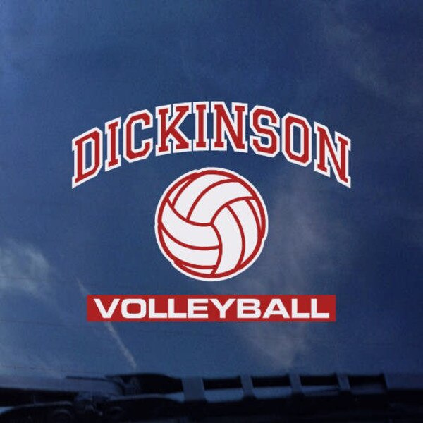 Volleyball Decal | Dickinson College Bookstore